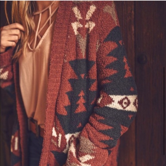 Figleaffashion | Sweaters | Figleaffashion Native Print Cardigan ...